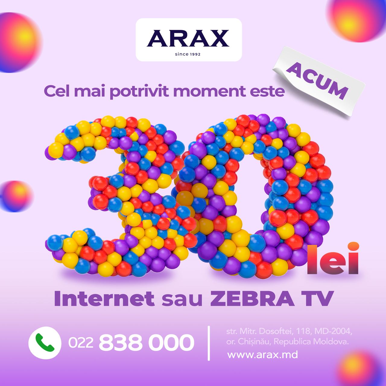 Descoperă avantajele serviciilor ARAX de internet și televiziune la un ...